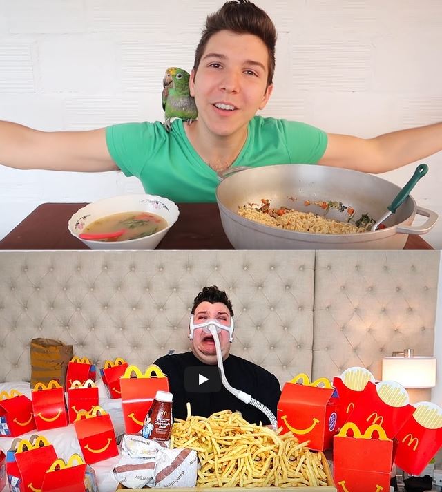 ยูทูบเบอร์สายกินจุ เรียกยอดวิวจนร่างพัง คุมอารมณ์ไม่ได้ จาก Before มาไกลมาก
